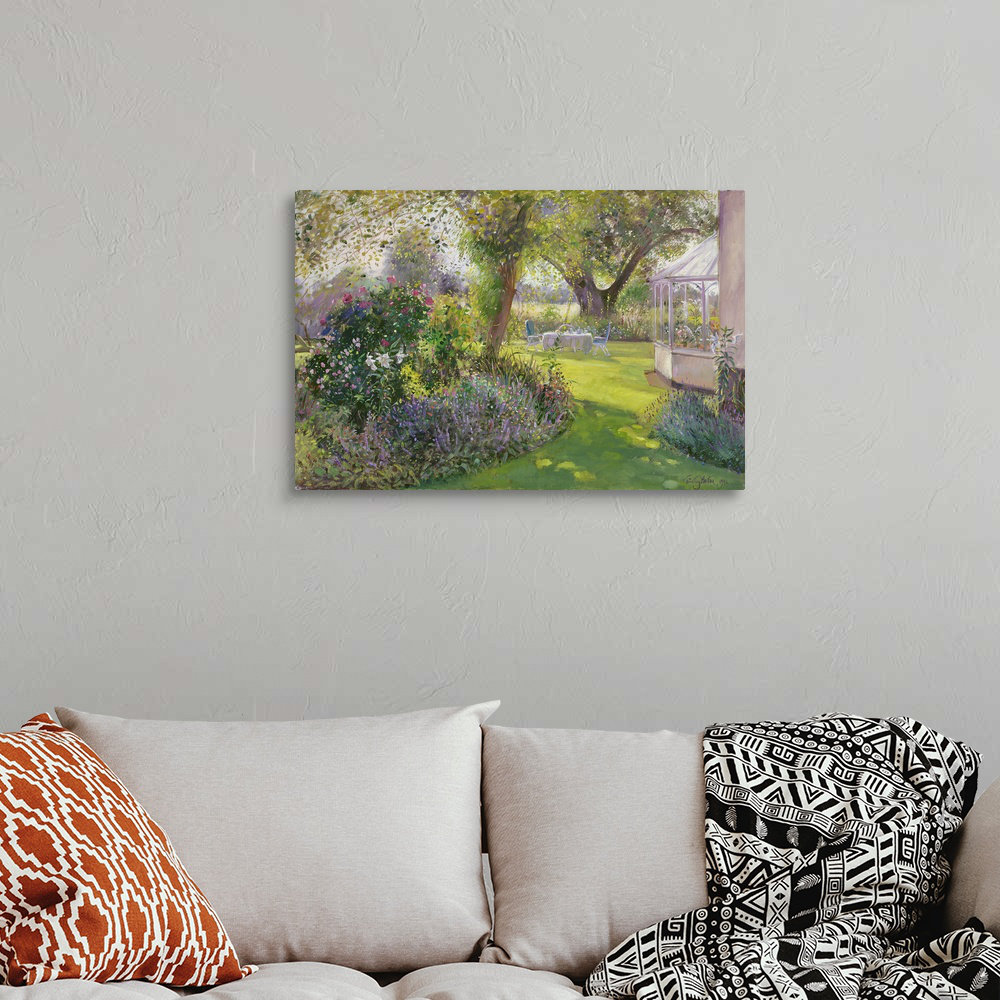 Winston Porter Tea Under The Great Oak, 1991 Canvas Wall Art by Timothy Easton - Print on Canvas ...